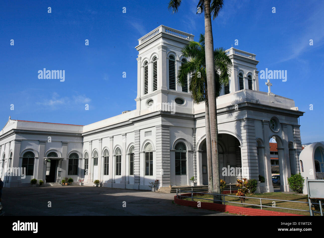 Assumption cathedral. Penang Stock Photo - Alamy