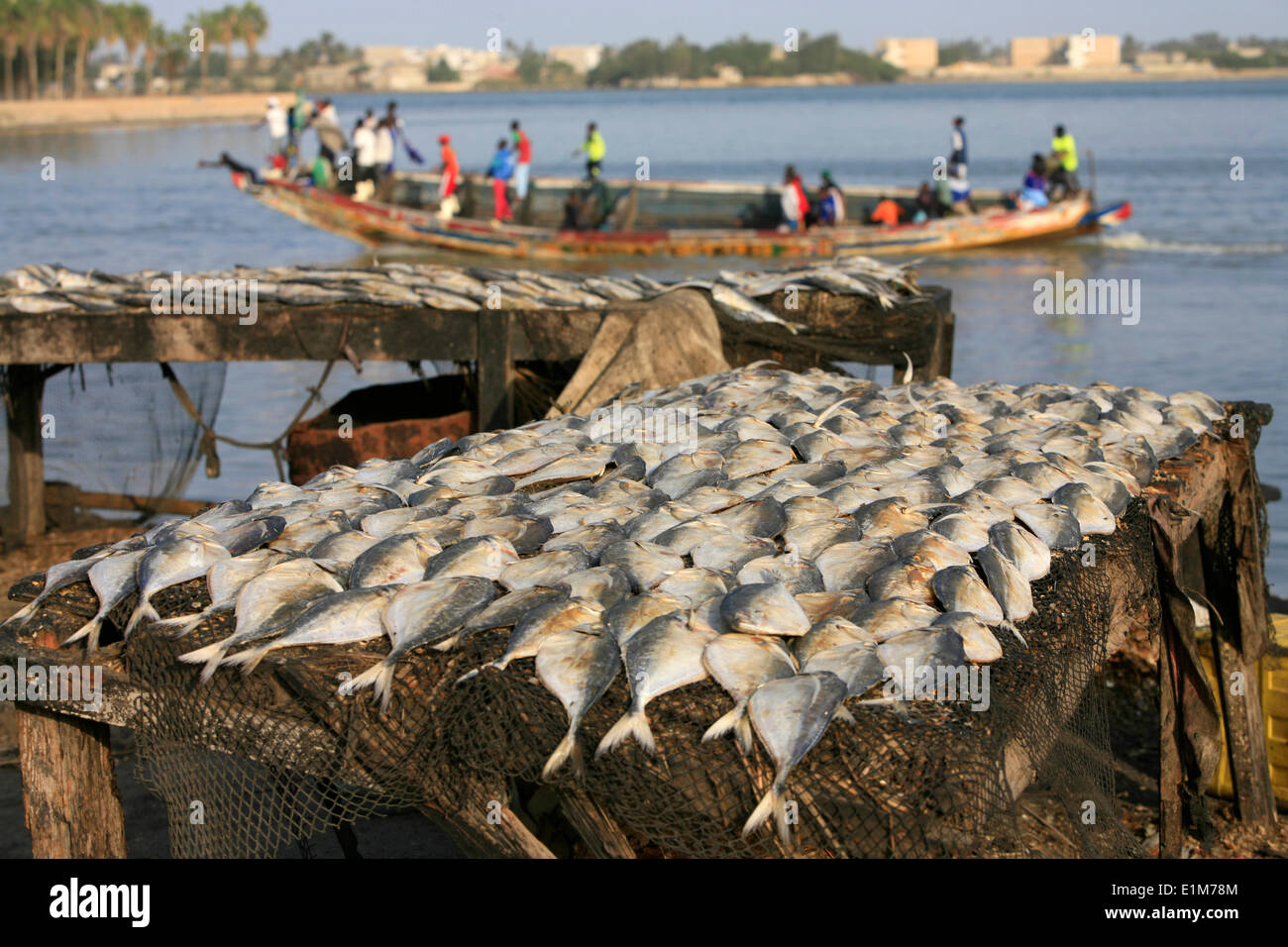 Fish and boat Stock Photo - Alamy