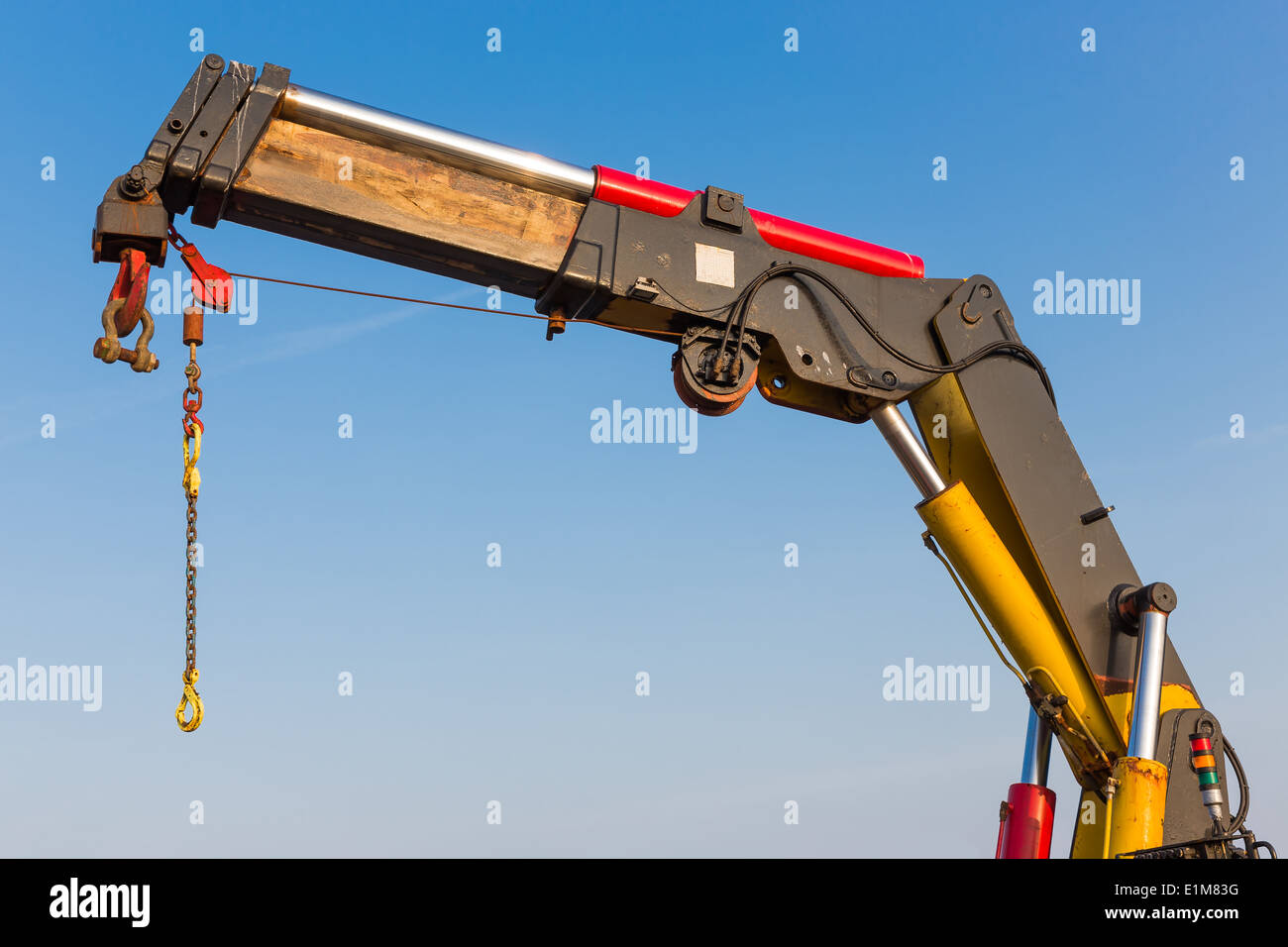 Crane with detail of a jib Stock Photo - Alamy