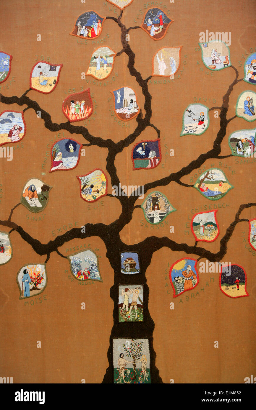 Tree of life at Keur Moussa abbey Stock Photo - Alamy