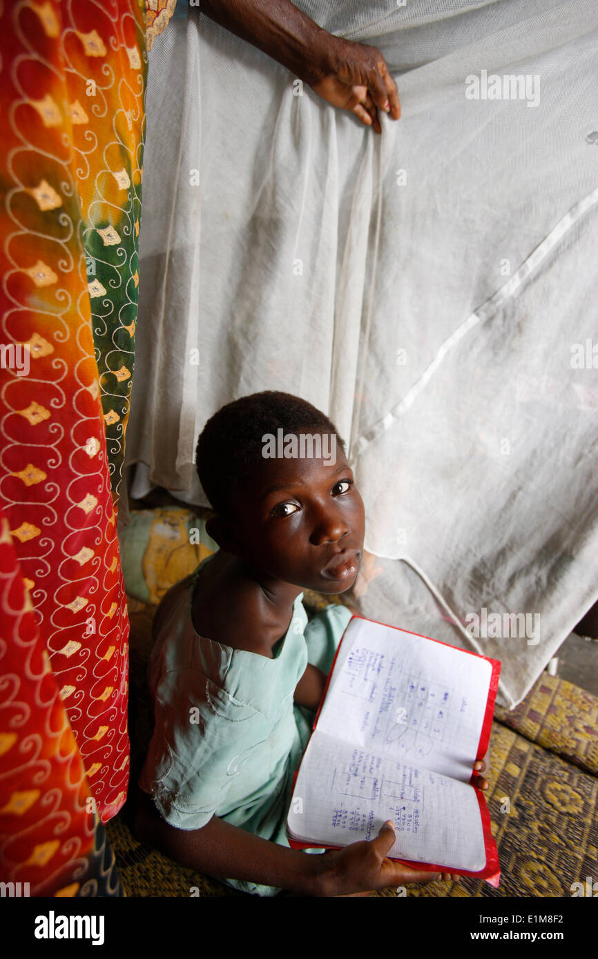 African girl doing homework in her room Stock Photo - Alamy
