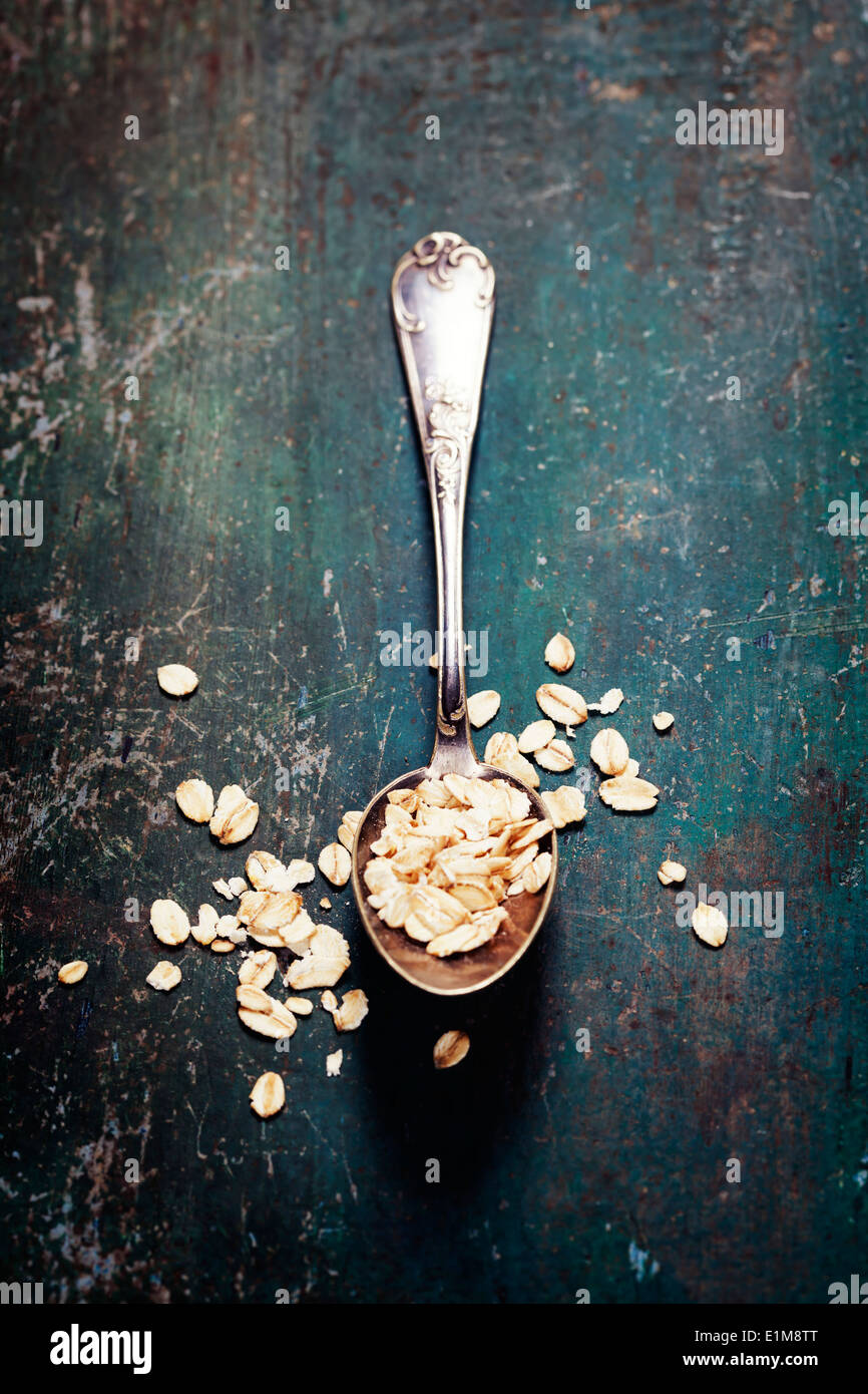 Breakfast cereal on a spoon hi-res stock photography and images - Alamy
