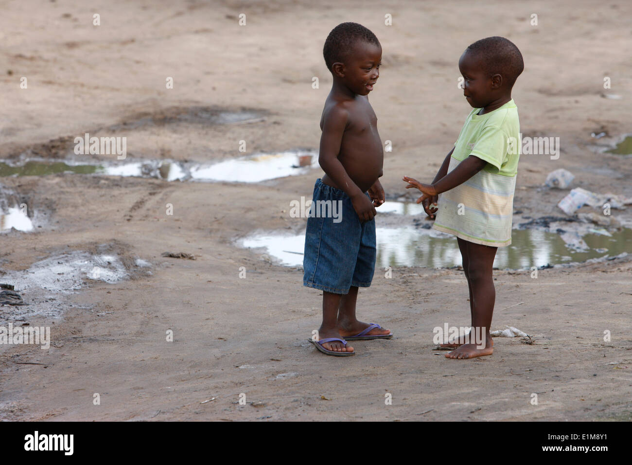 Two african boys Stock Photo - Alamy