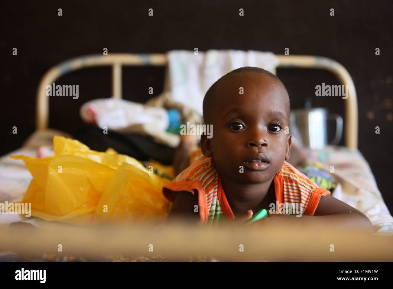 Young patient in an African hospital Stock Photo - Alamy