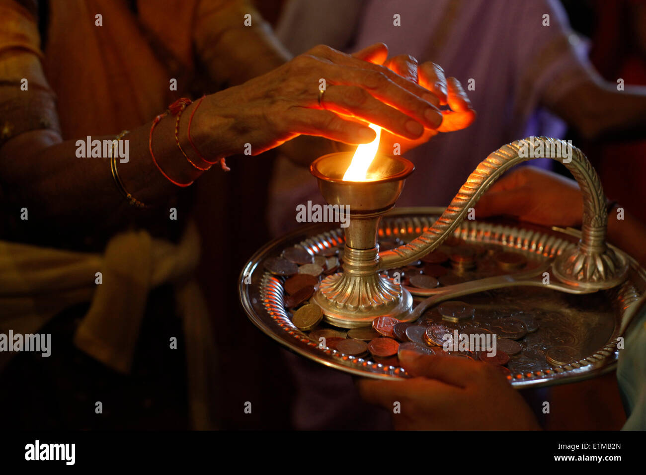 Aarthy celebration in Bhaktivedanta Manor ISKCON (Hare Krishna) temple ...