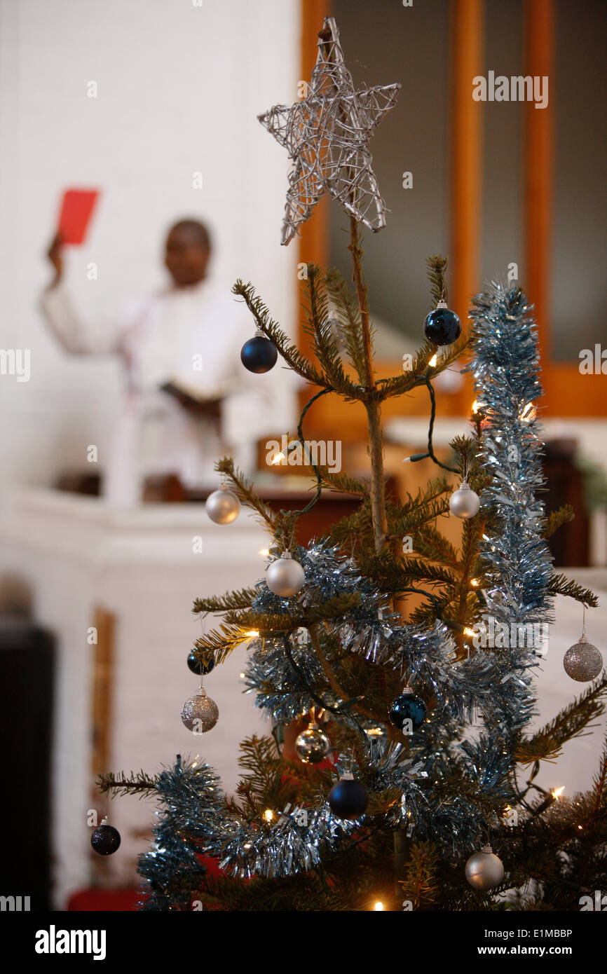 Anglican Christmas mass Stock Photo - Alamy