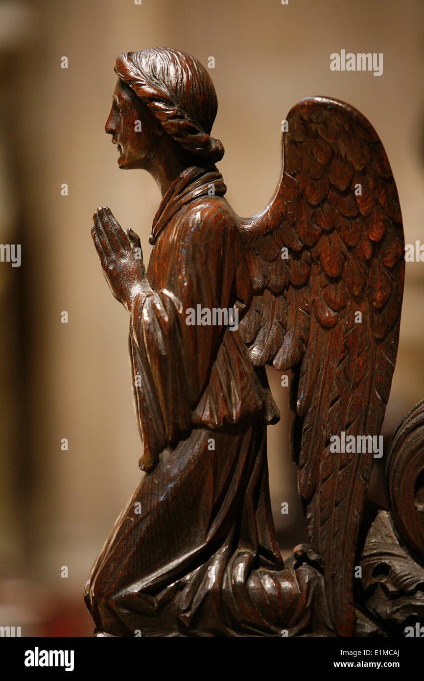 Praying angel Stock Photo - Alamy