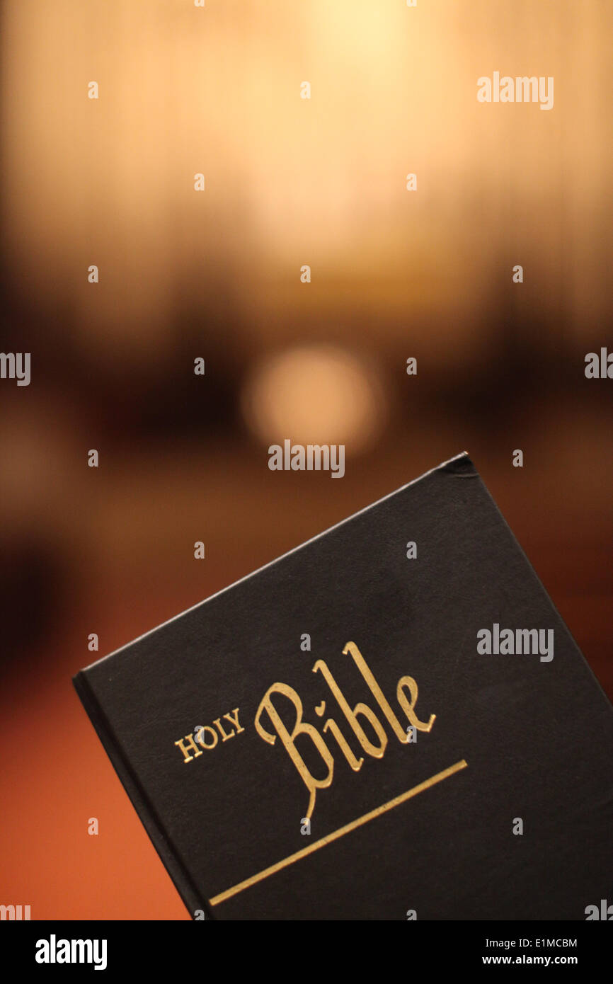 Saint Thomas Church, Holy Bible Stock Photo - Alamy