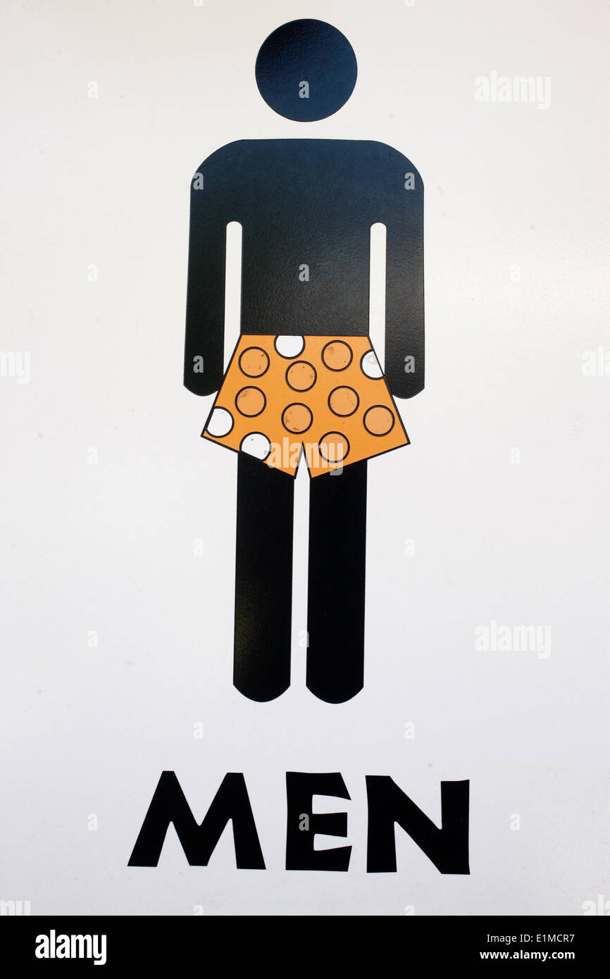 Male toilet sign hi-res stock photography and images - Alamy