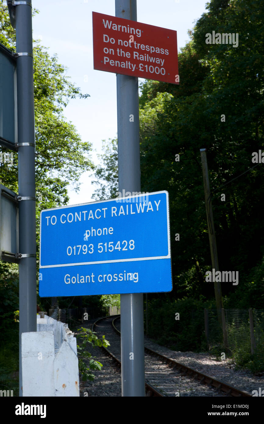 Train crossing unmanned level crossing hi-res stock photography and ...
