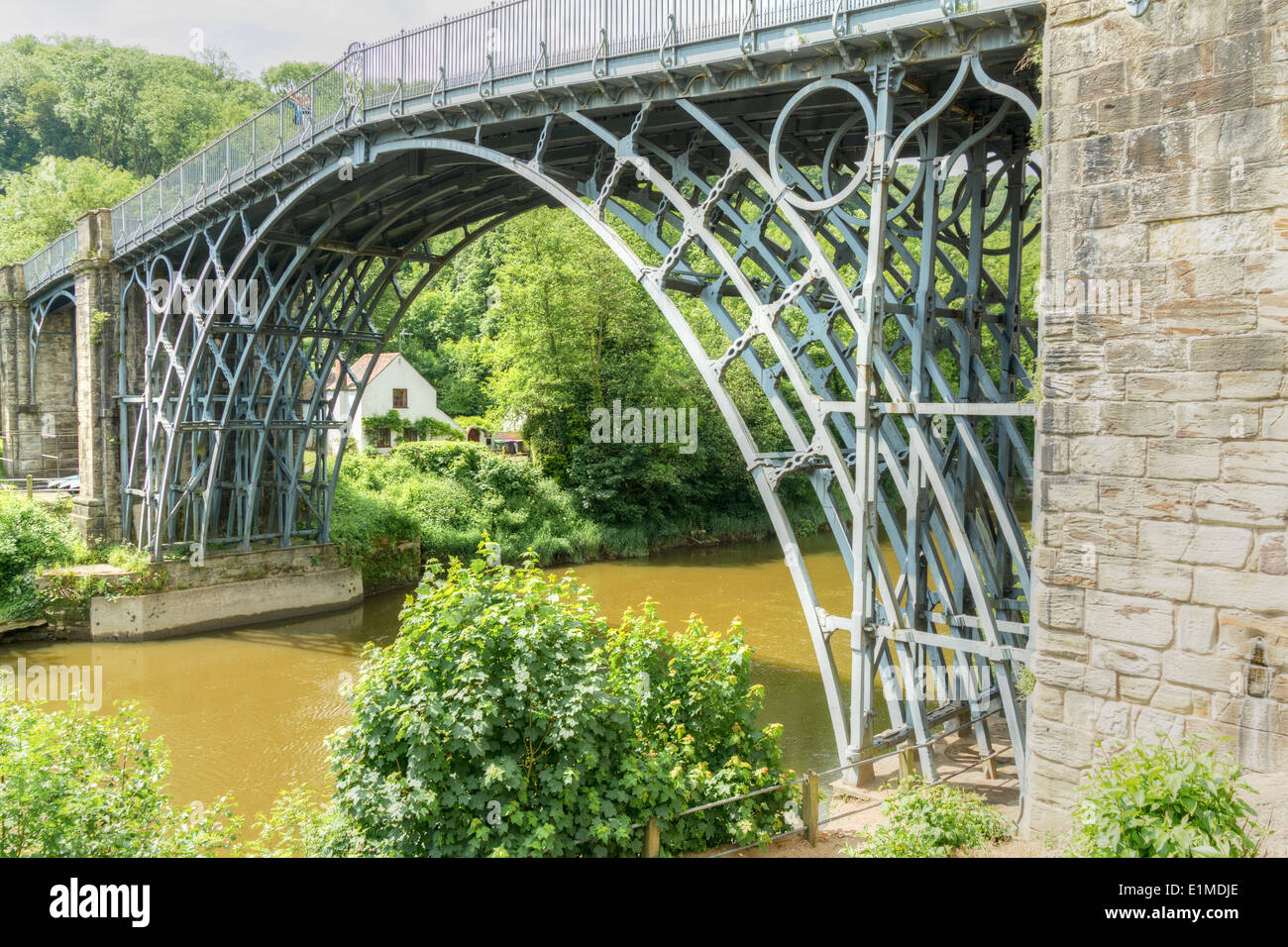 The world famous Ironbridge, which was the first ironbridge in the ...