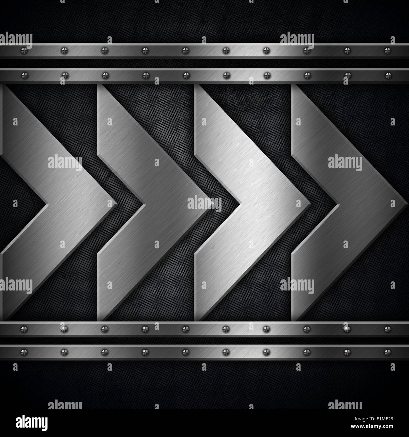 Abstract background with various metallic designs Stock Photo - Alamy