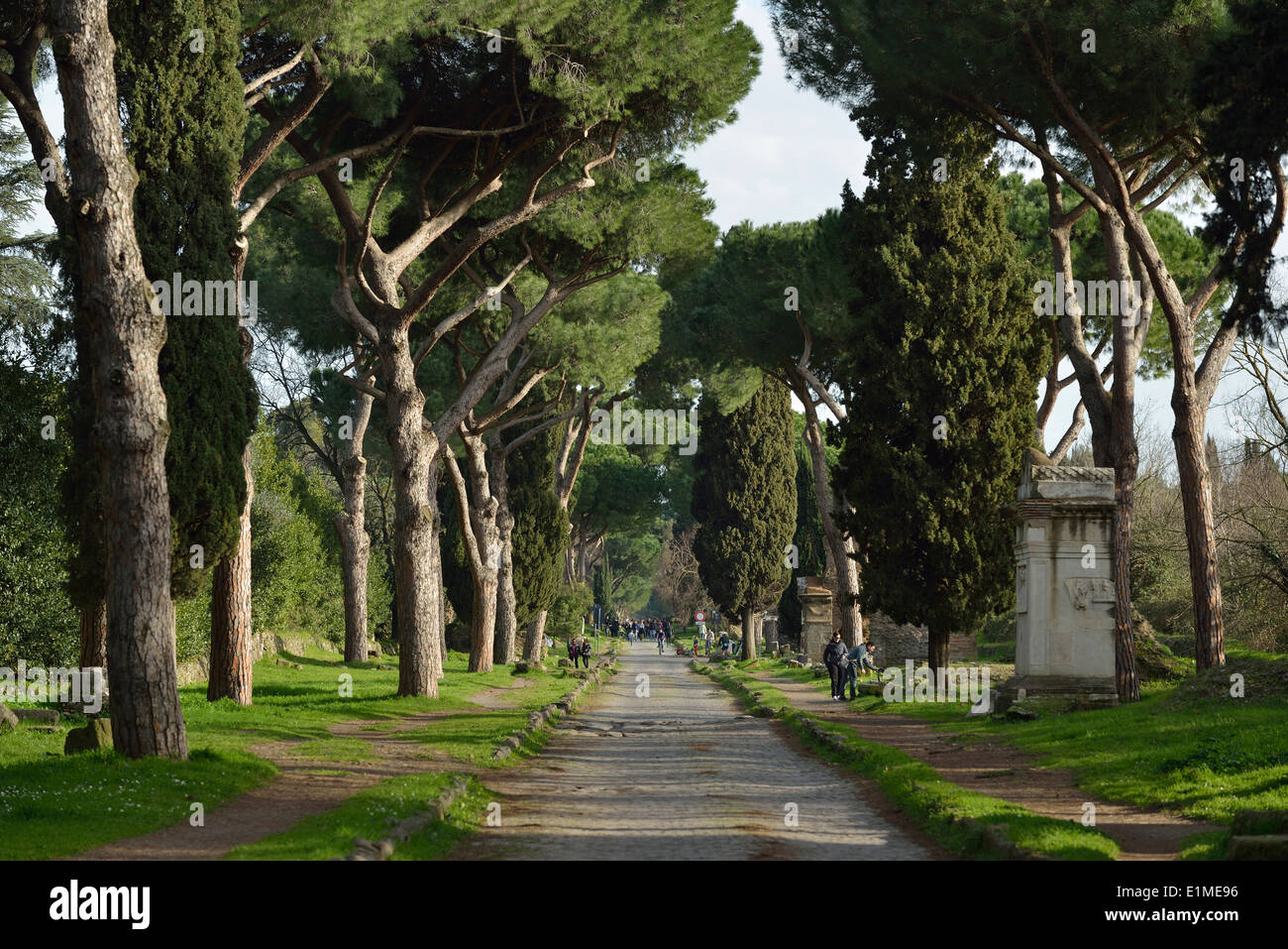 Appian way rome hi-res stock photography and images - Alamy