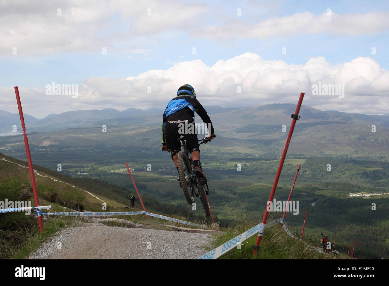 Fortwilliam, Scotland. Friday 6th June 2014. Sam Dale practicing on the ...