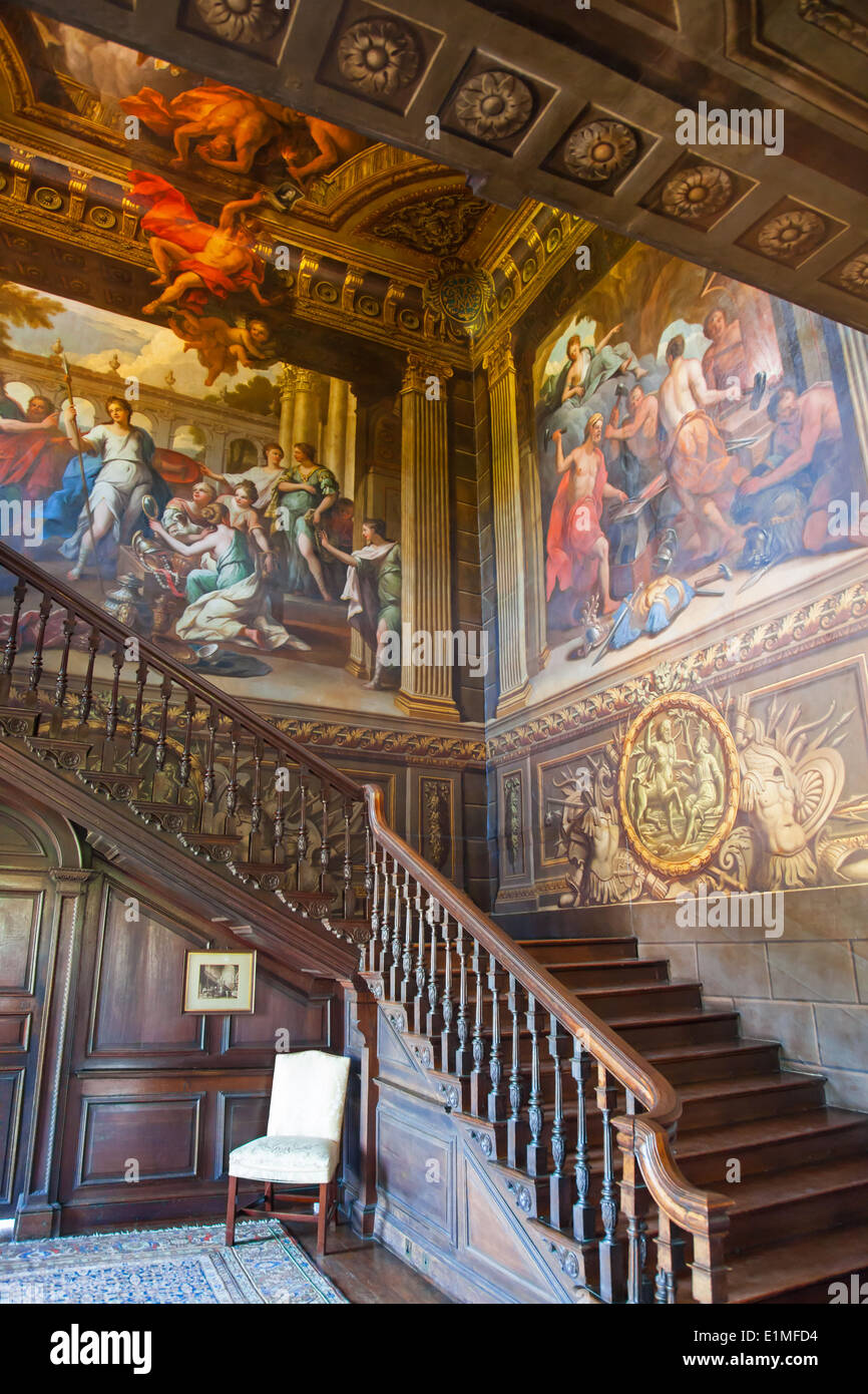 Hanbury Hall stately home country house Droitwich Spa Worcestershire ...