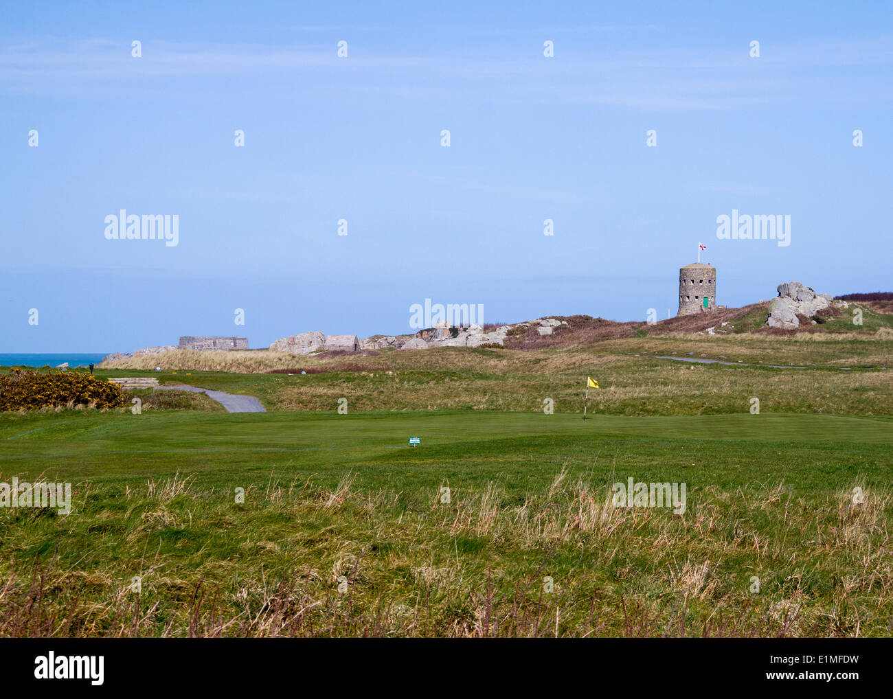 loophole towers at various points along the coast of Guernsey Stock ...