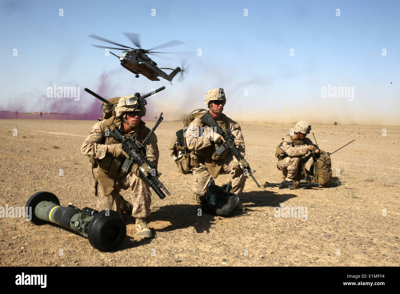 U.S. Marine Corps Cpl. Timothy Antolini, left, an anti-tank missileman ...