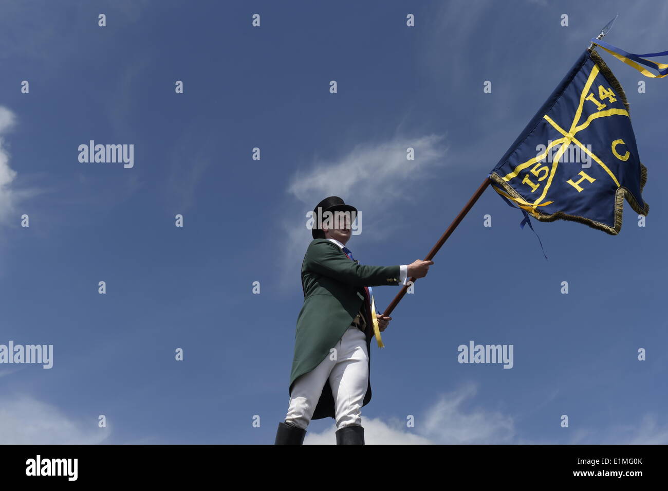 HAWICK, SCOTLAND - Jun 06 2014: Hawick Common Riding is the first of ...