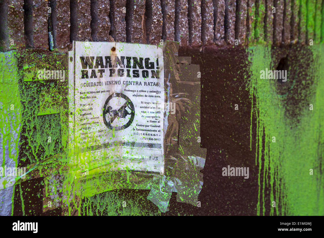 Rat poison warning sign hi-res stock photography and images - Alamy