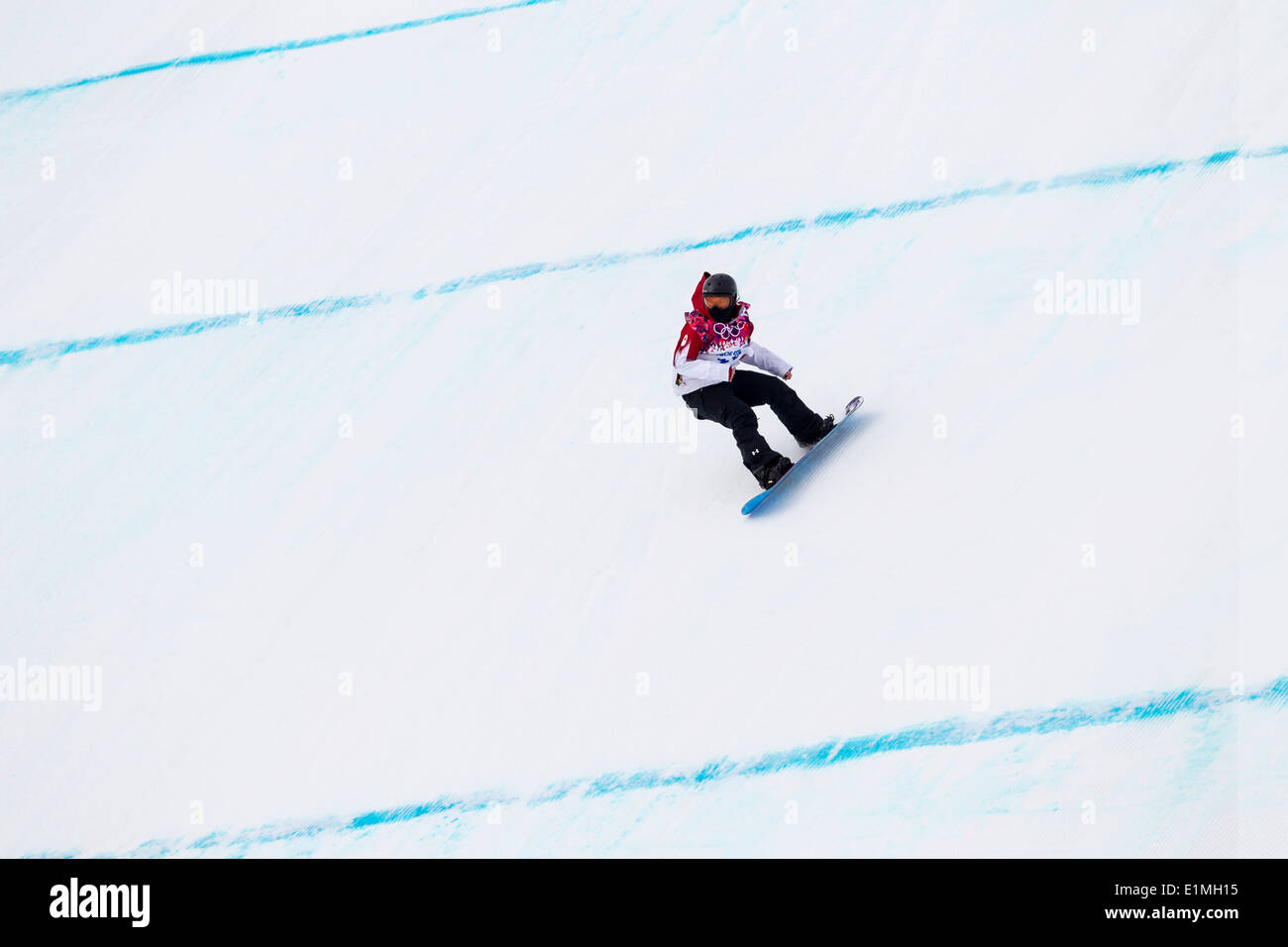 Jenna Blasman (CAN) competing in Ladies's Snowboard Slopestyle at the ...
