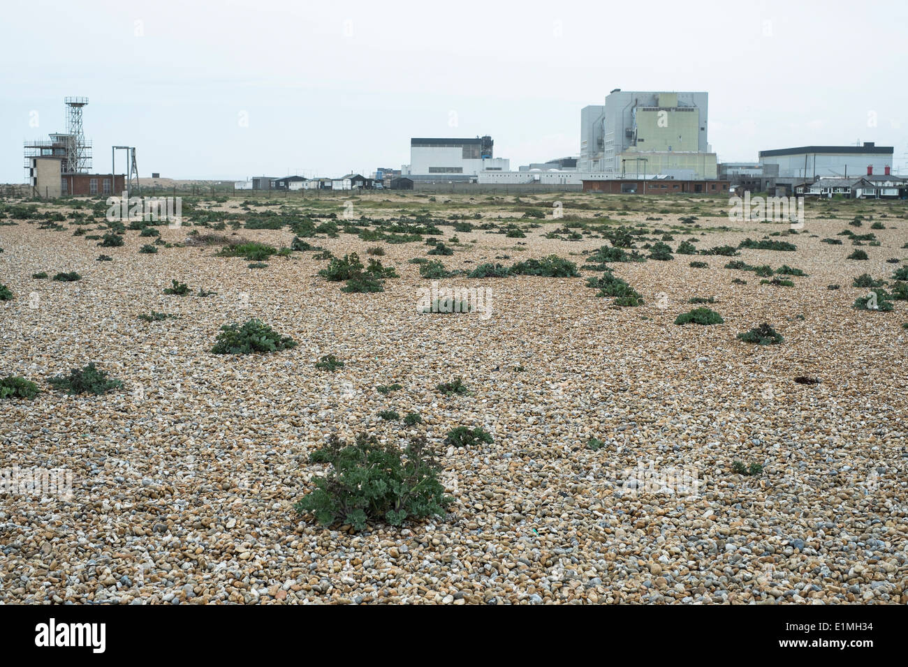 Dungeness Nuclear Power station on the shingle coastline of Kent ...