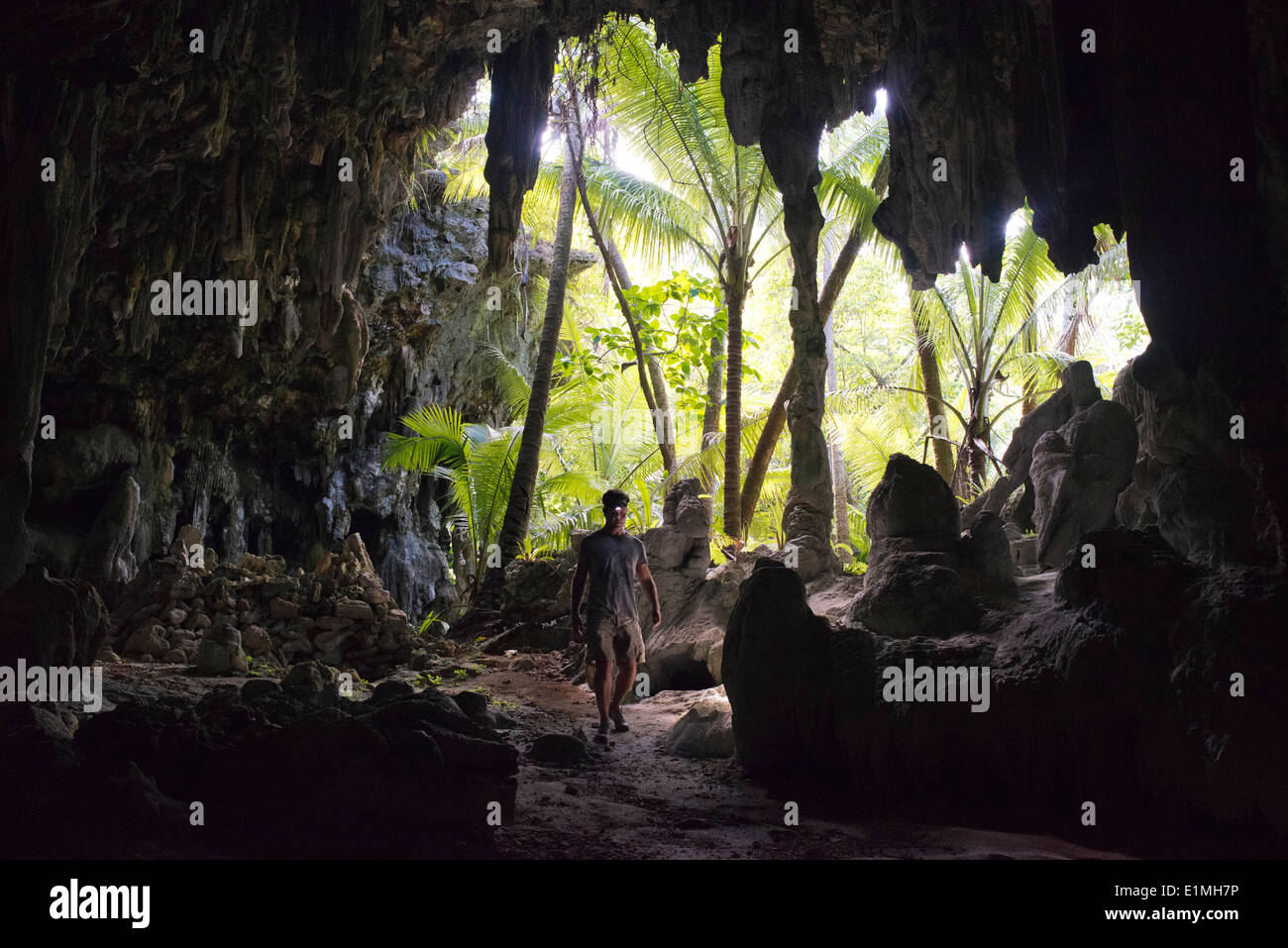 Polynesian caves hi-res stock photography and images - Alamy