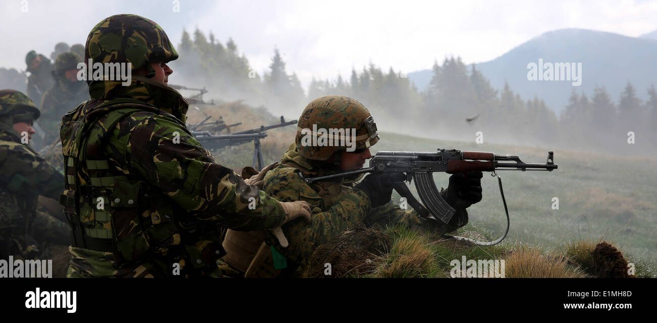 U.S. Marine Corps Cpl. Matthew Haines, a mortarman with the 3rd ...