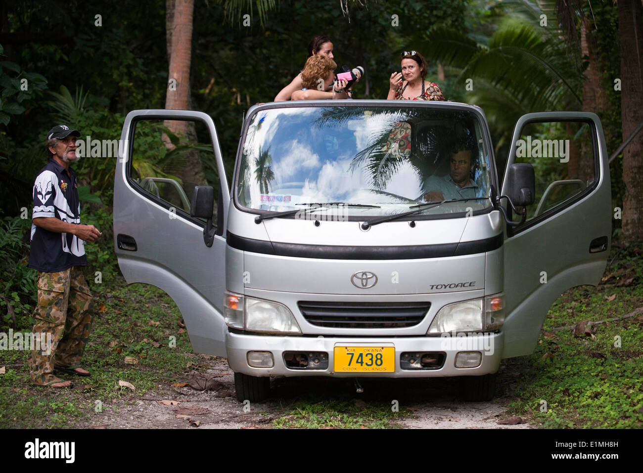 Atiu Island. Cook Island. Polynesia. South Pacific Ocean. Tourist for ...