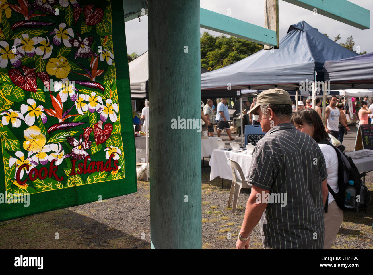 Rarotonga Island. Cook Island. Polynesia. Punanga Nui Markets. Cook ...