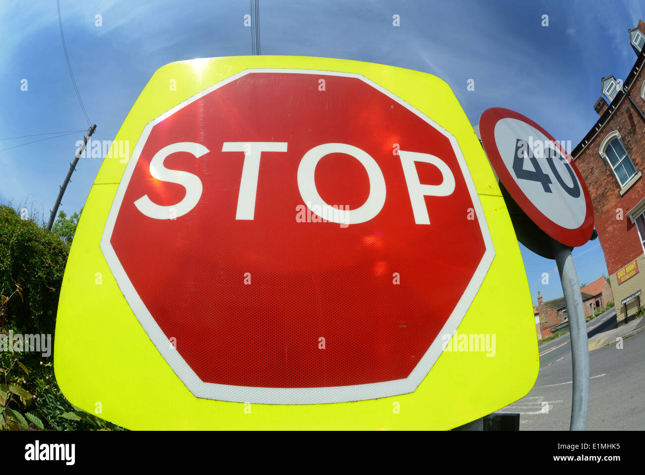 Junction Road Sign Uk Stock Photos & Junction Road Sign Uk Stock Images ...