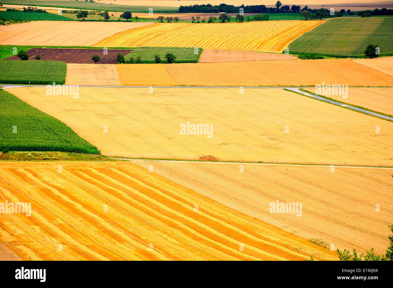 High angle shot grassland hi-res stock photography and images - Alamy