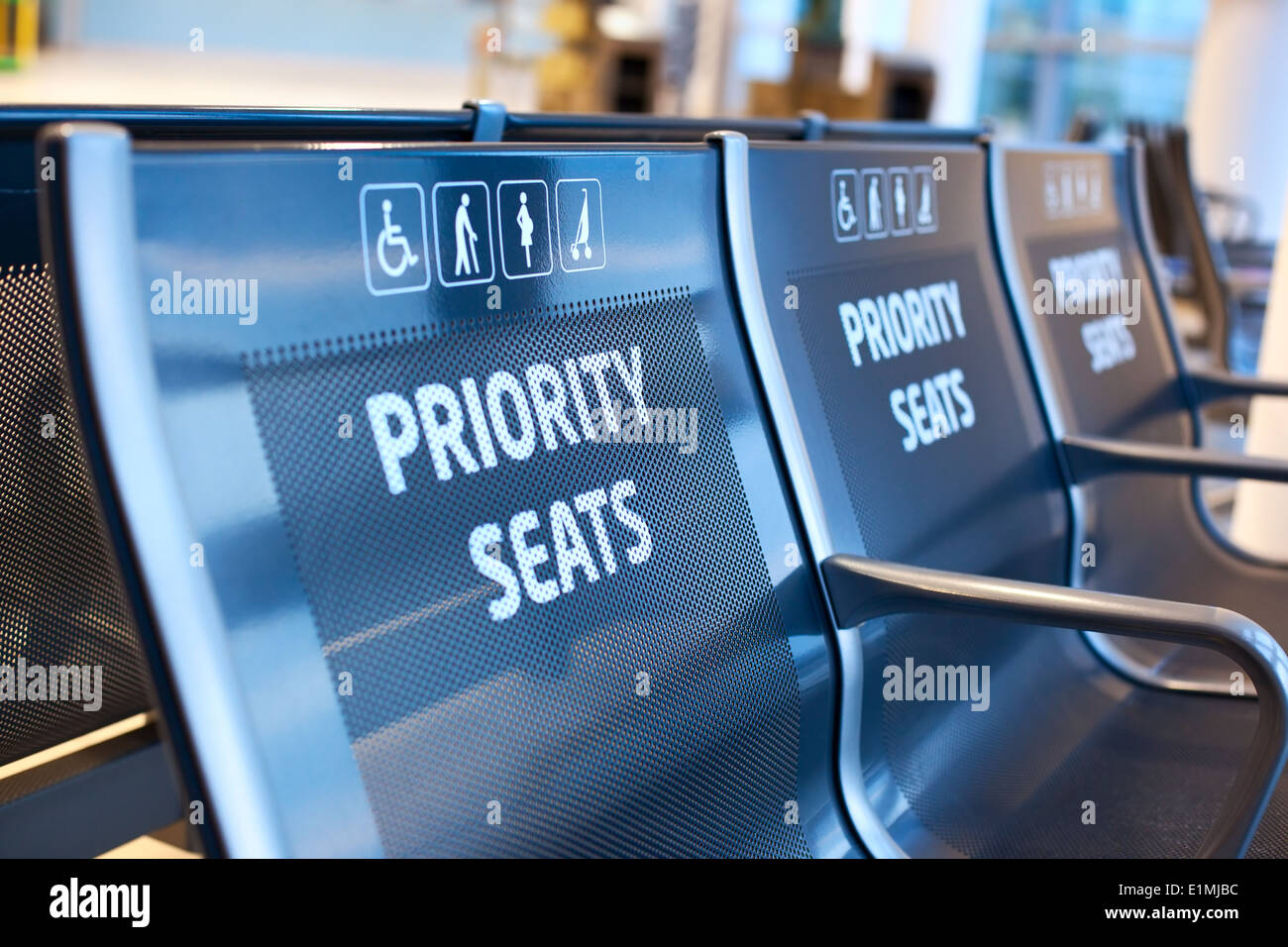 Priority seats hi-res stock photography and images - Alamy