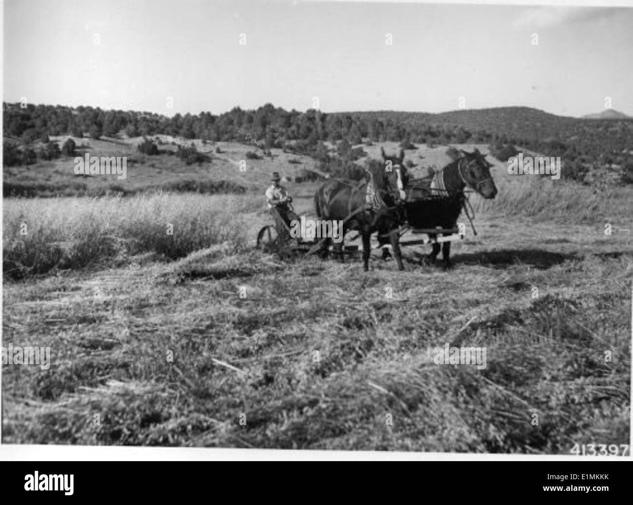 This black-and-white historic photograph shows winter in Carson ...