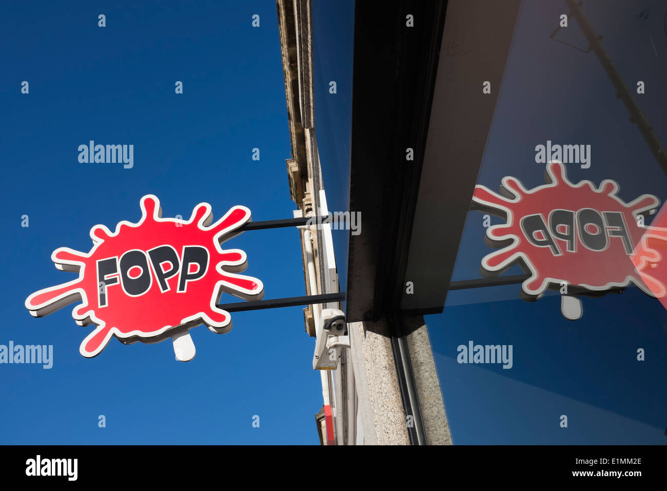 Fopp Music Books and Dvds Store at College Green in Bristol Stock Photo ...