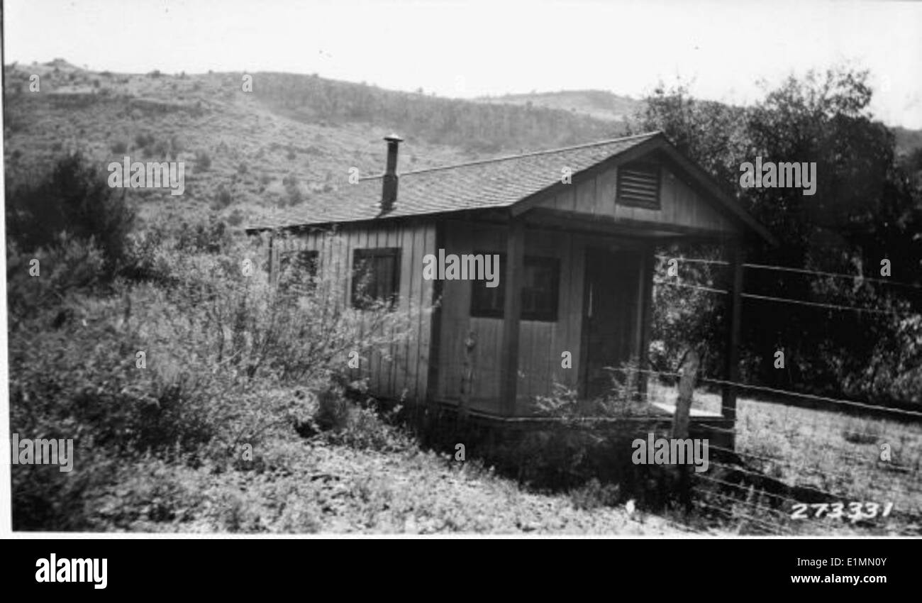 The historic Prescott National Forest Ranger Station, photographed in ...