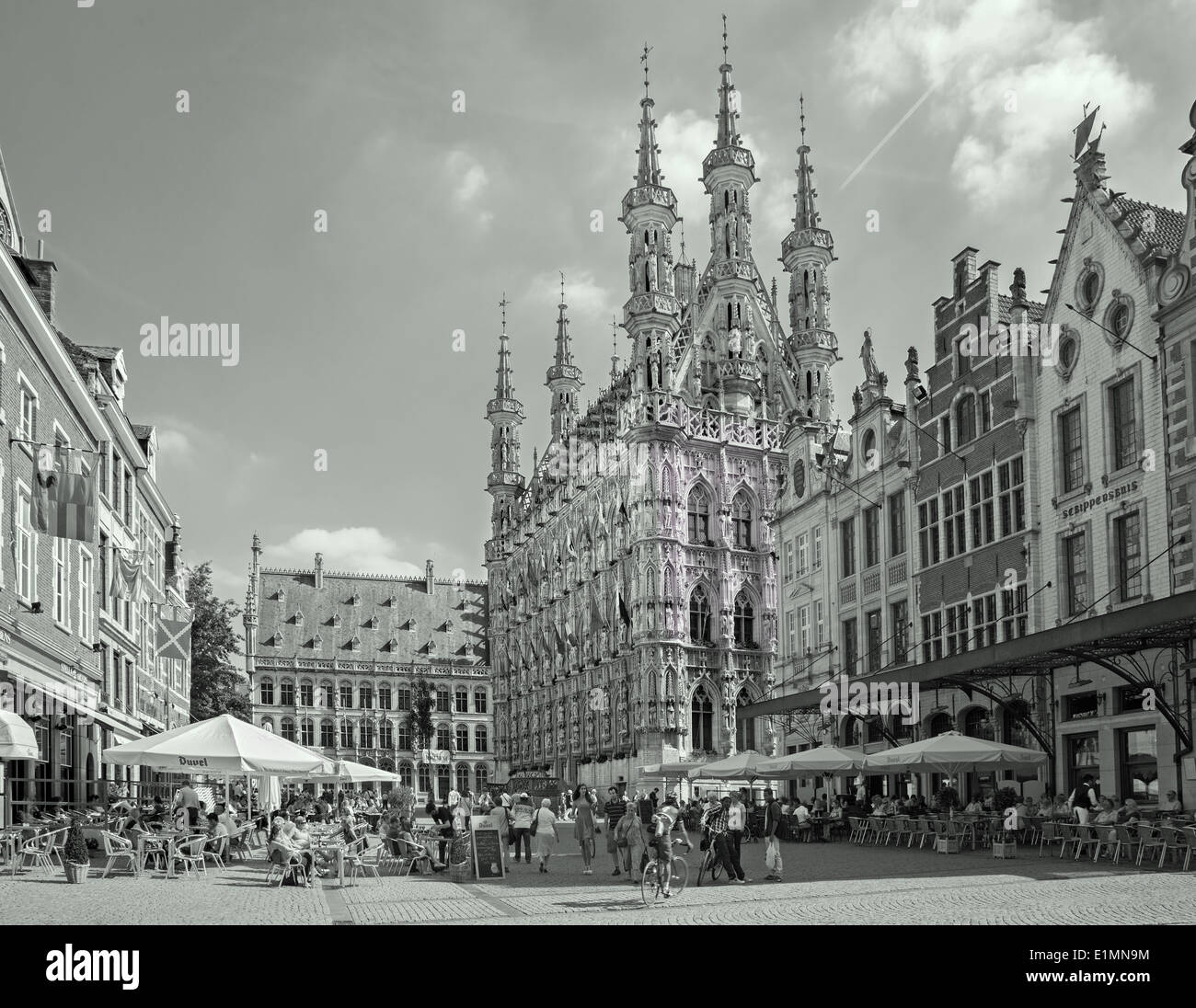 Belgian gothic monuments hi-res stock photography and images - Alamy