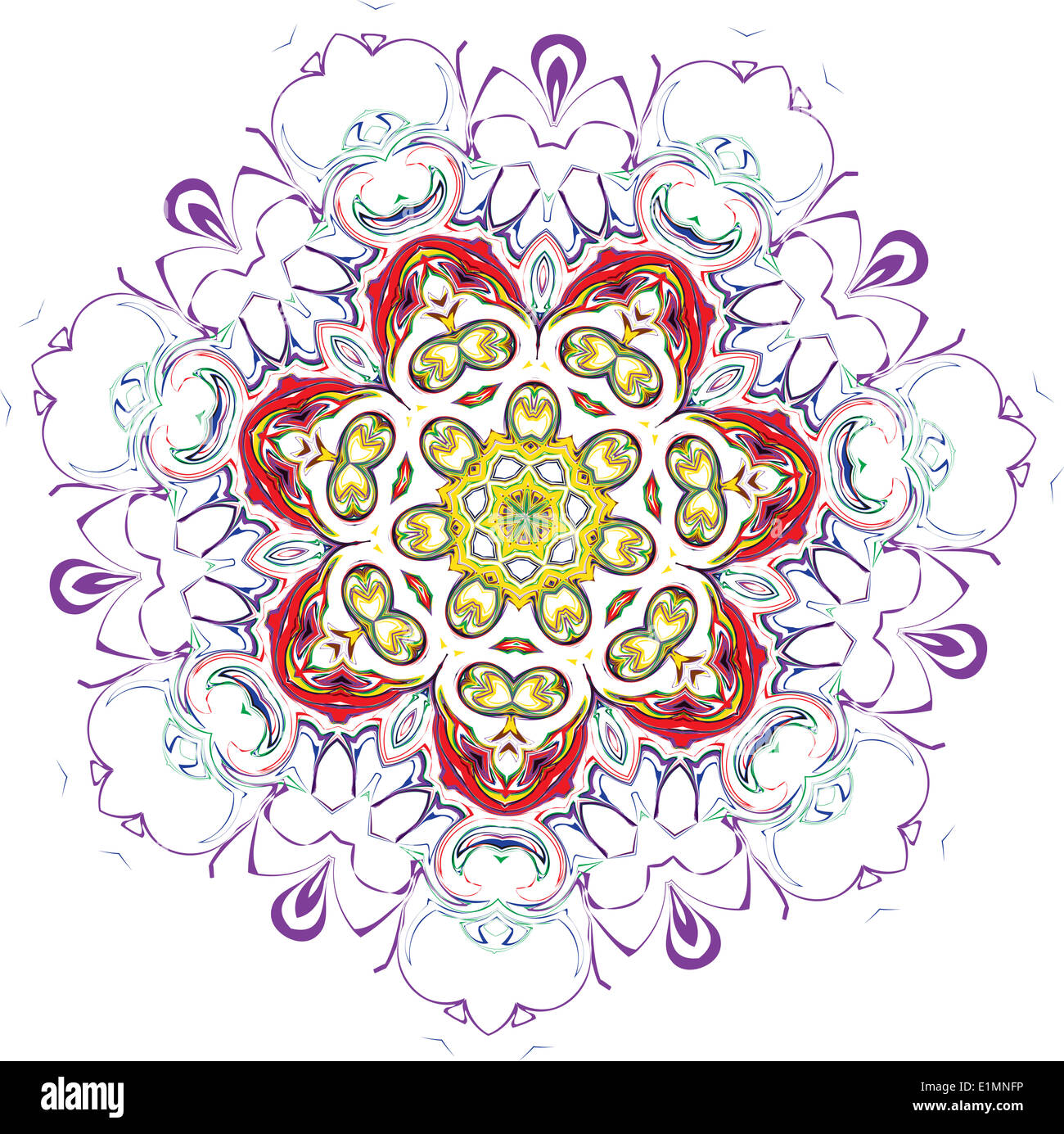 Vector background with decorative ethnic colors. Use for wallpaper and ...