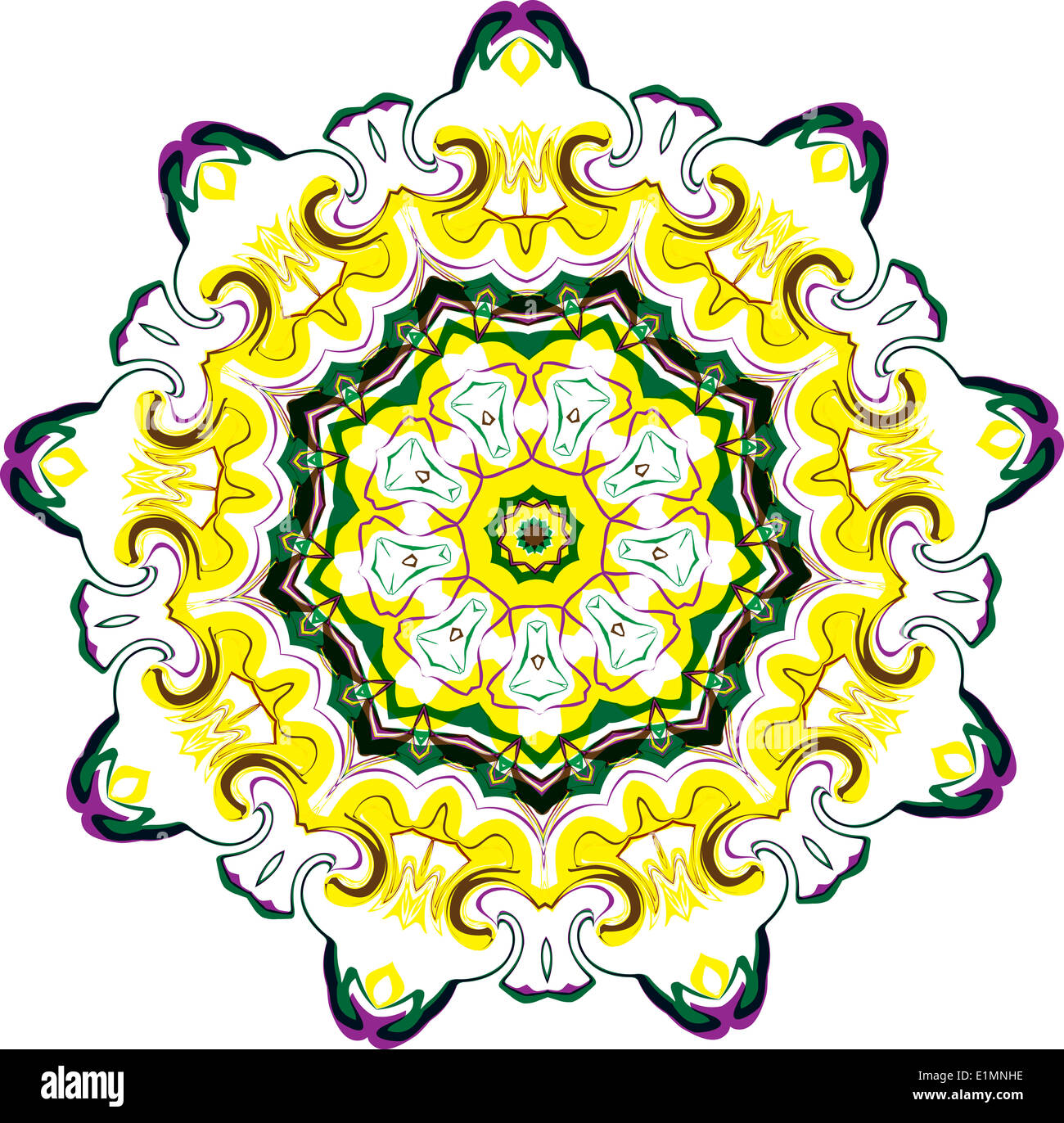 Vector background with decorative ethnic colors. Use for wallpaper and ...