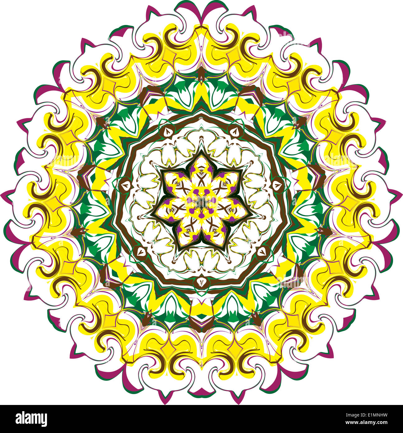 Vector background with decorative ethnic colors. Use for wallpaper and ...