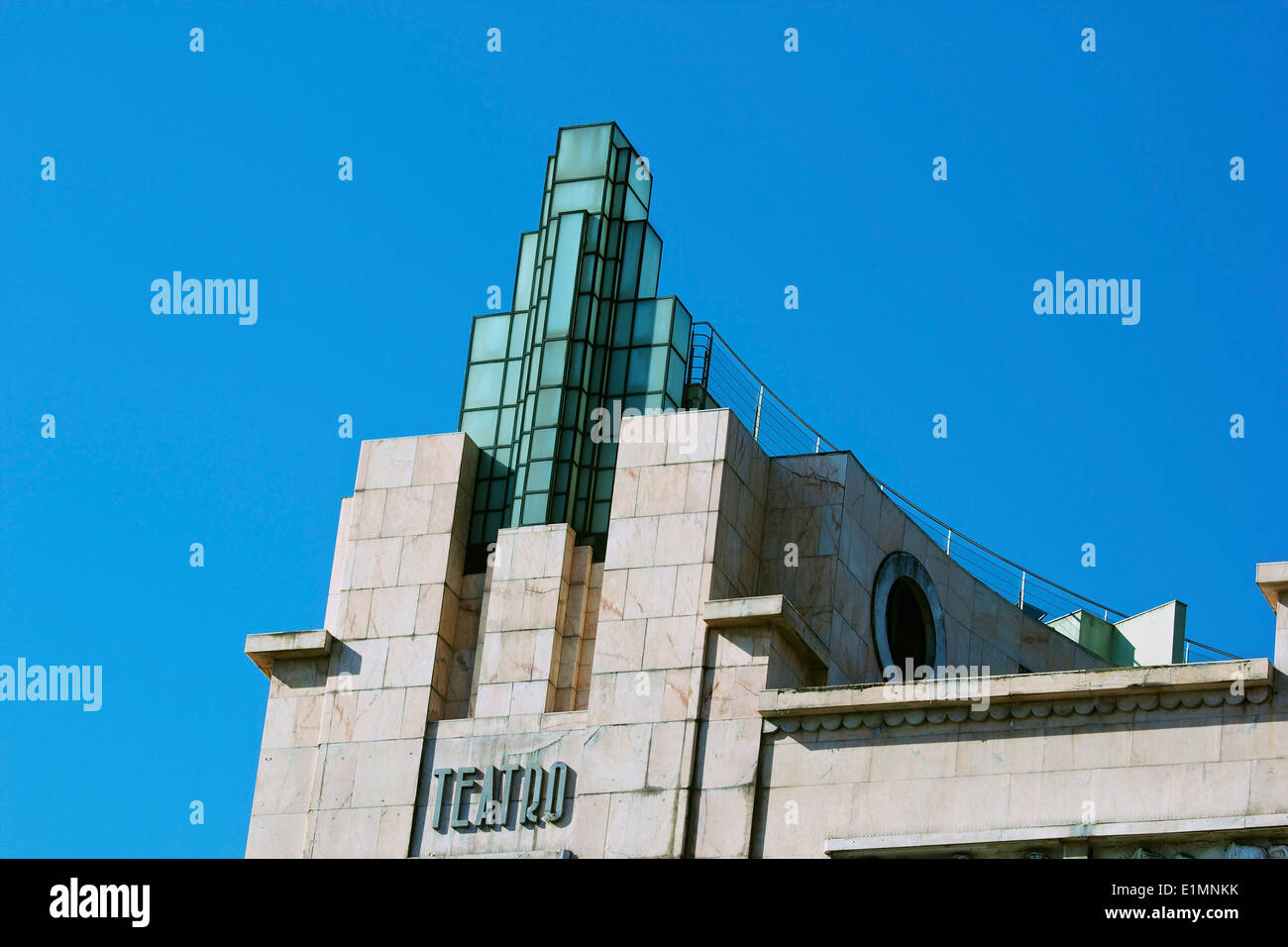 Rooftop of Art deco 1930's Eden building a former theatre and cinema ...