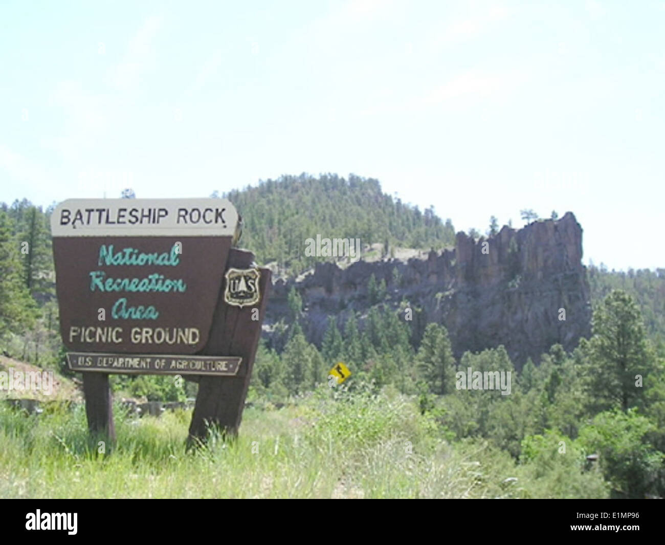 Battleship Rock is a unique geological formation located in a volcanic ...