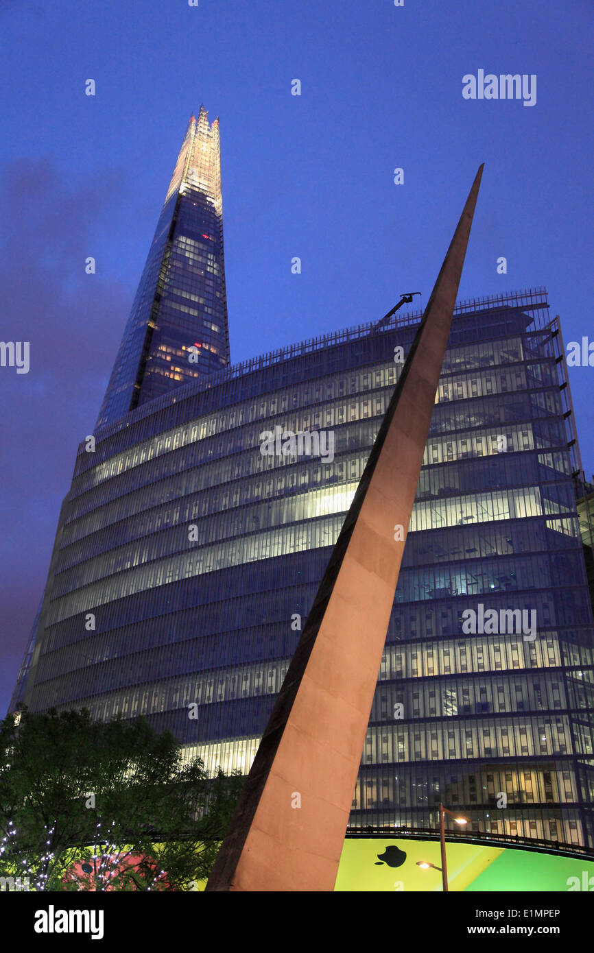 UK, England, London, The Shard, skyscraper, Renzo Piano architect Stock ...