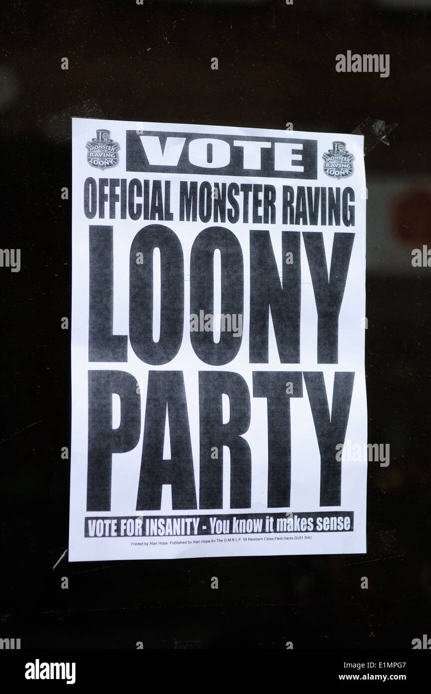 Monster raving loony party hi-res stock photography and images - Alamy