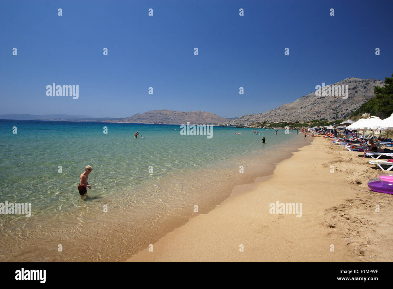 Beach summer holiday ixia beach hi-res stock photography and images - Alamy