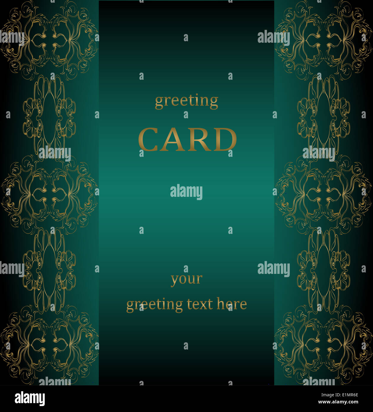 Vintage greeting cards in Victorian style Stock Photo - Alamy