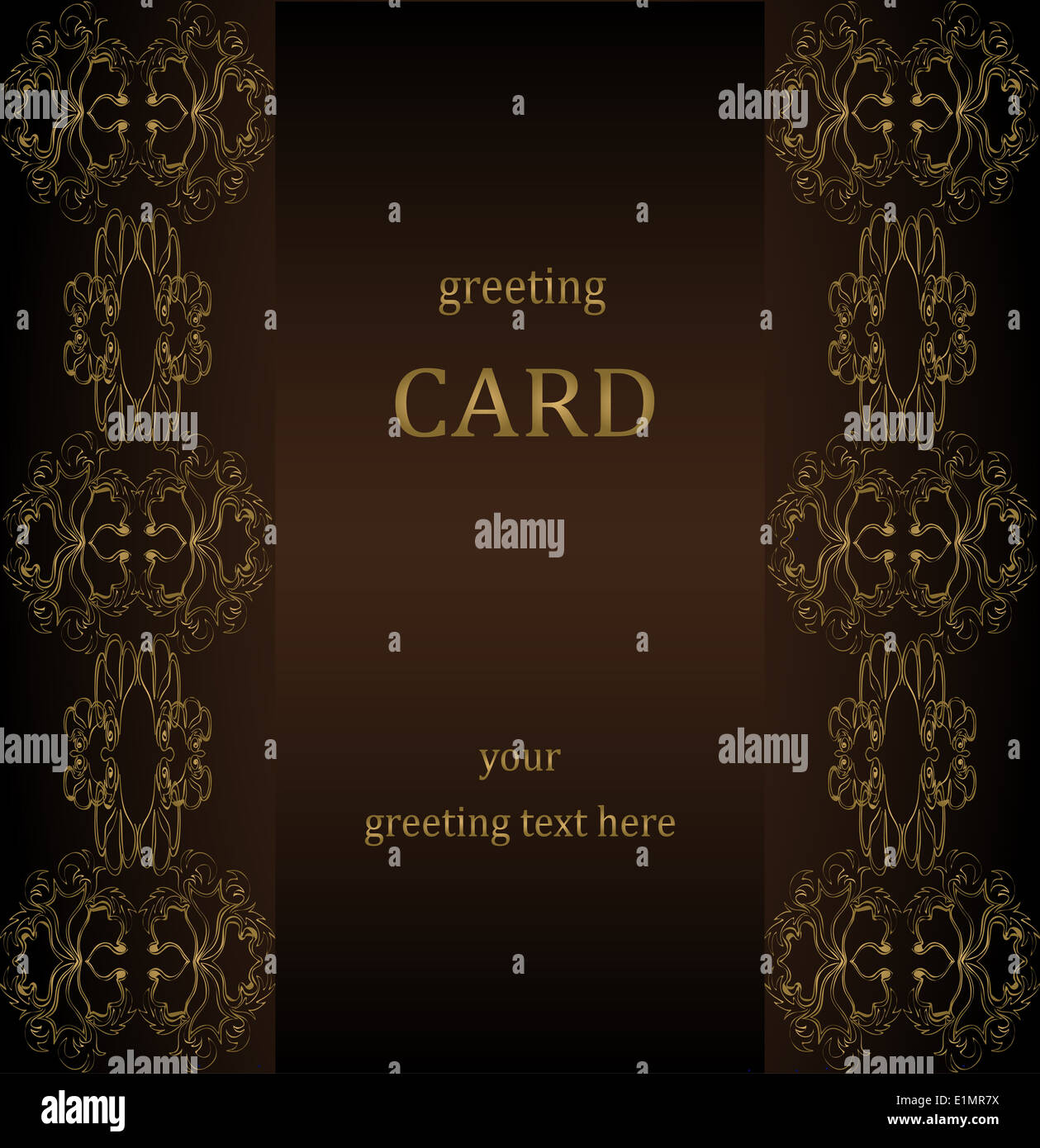 Vintage greeting cards in Victorian style Stock Photo - Alamy