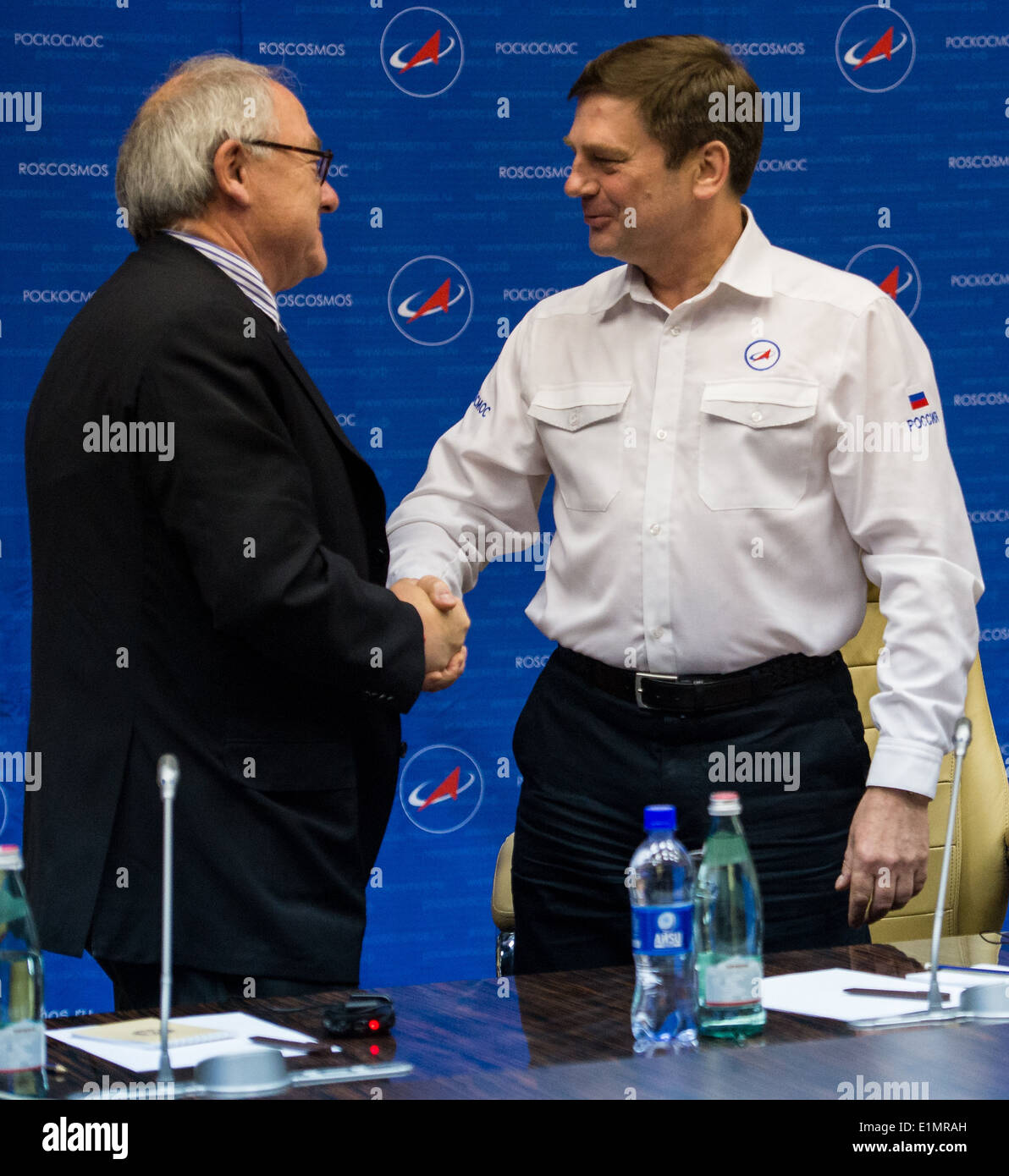 Expedition 40 Post Docking Statement Stock Photo - Alamy