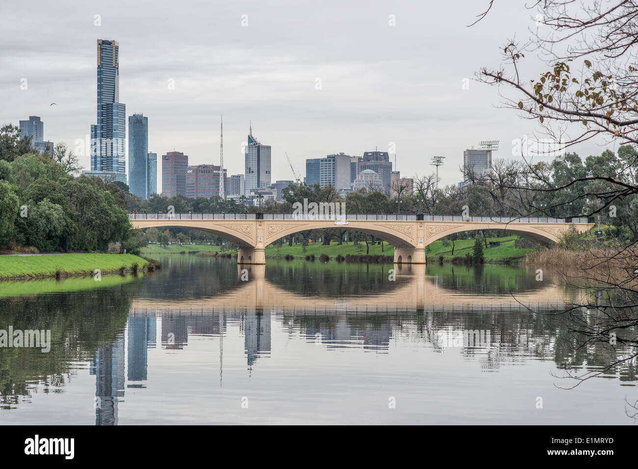 Bridge over Yarra River, Melbourne Stock Photo - Alamy