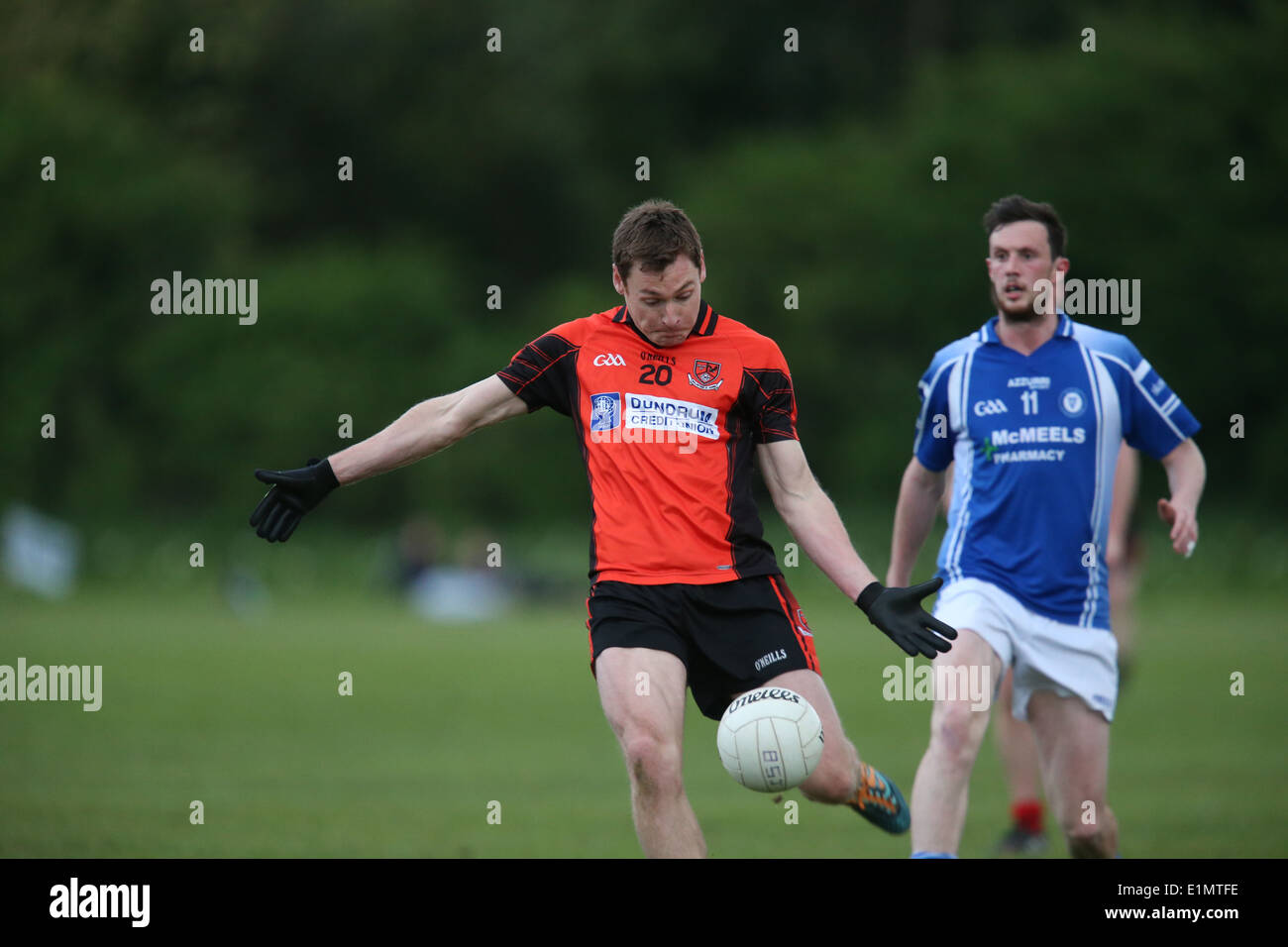 Track and field athlete David Gillick in action in a Dublin GAA ...
