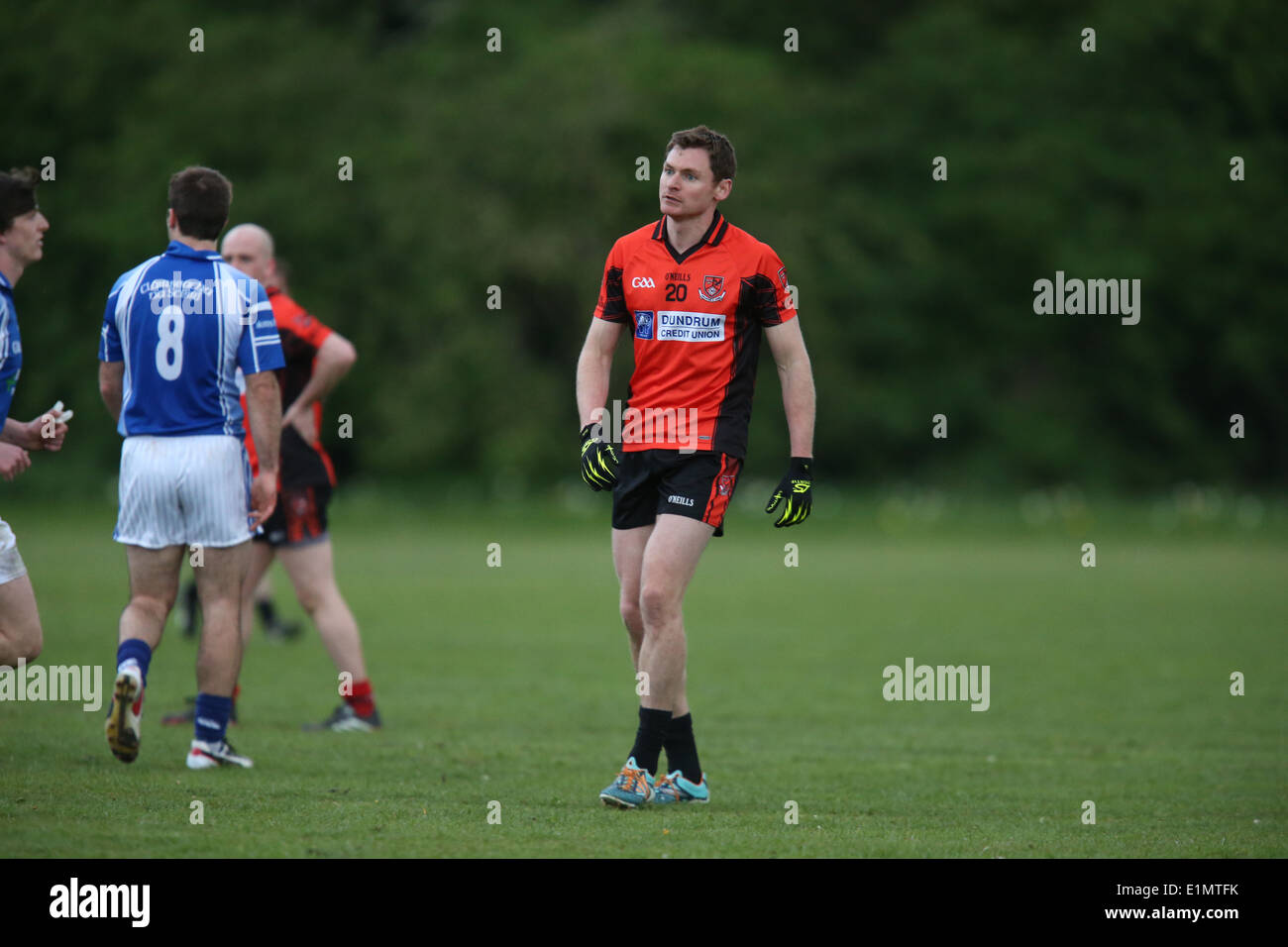 Track and field athlete David Gillick in action in a Dublin GAA ...